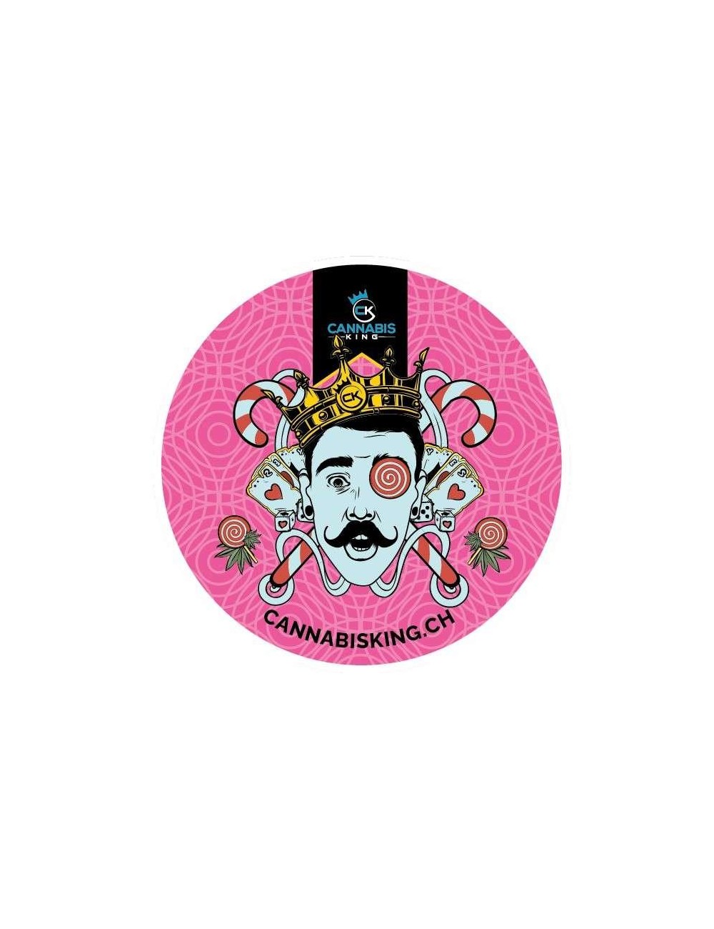 Autocollant Rond "Candy Zkittlez" - Cannabis King® | Acheter